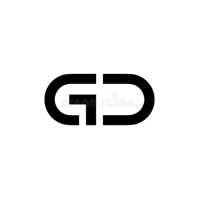 Initial GD Letter Logo with Creative Modern Business Typography Vector ...