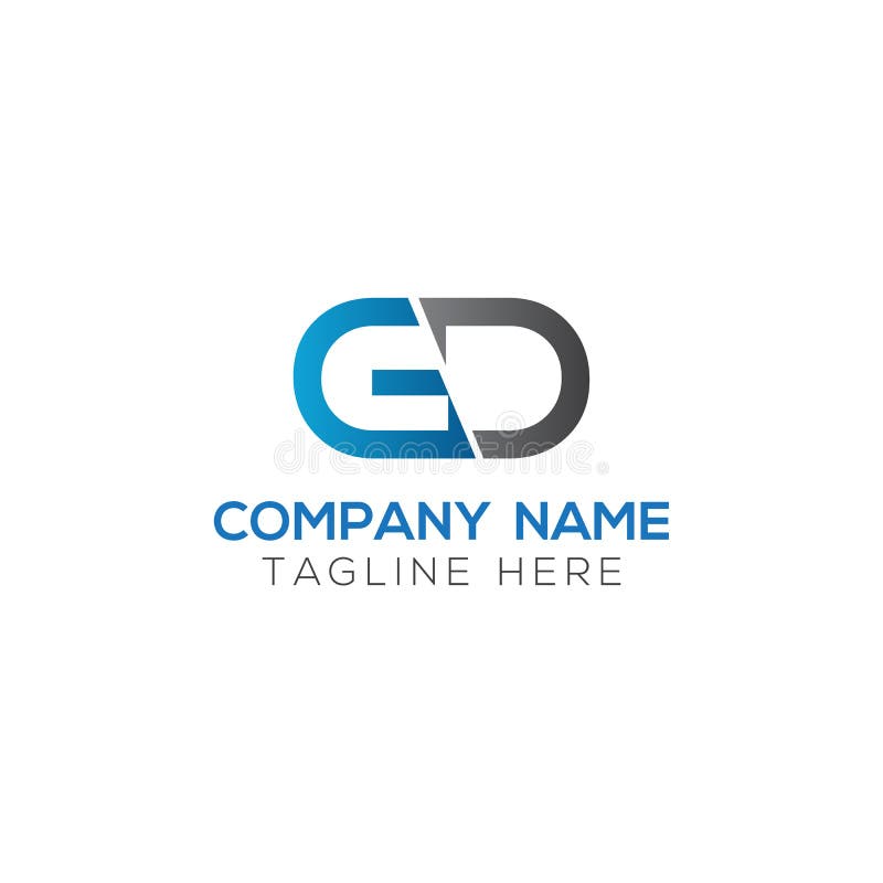 Initial GD Letter Logo with Creative Modern Business Typography Vector ...