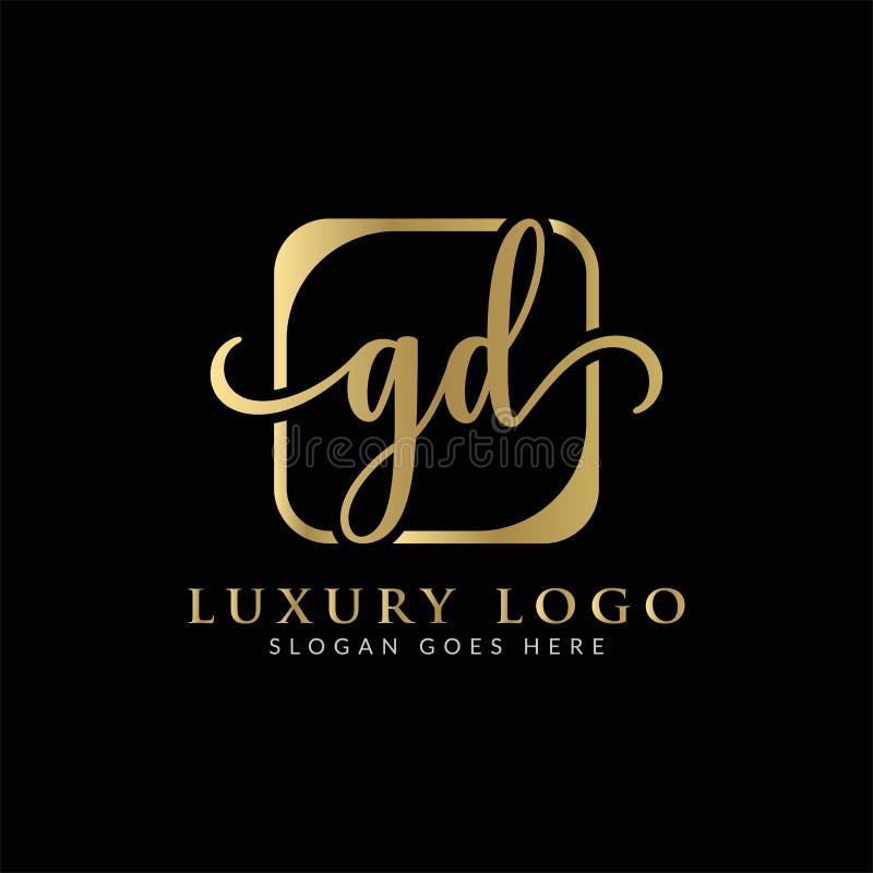 Initial GD Letter Logo Creative Modern Typography Vector Template ...