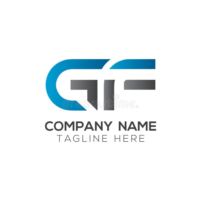 Initial GF Letter Logo with Creative Modern Business Typography Vector ...