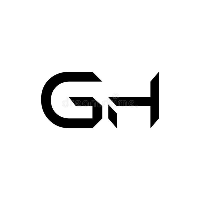 Initial GH Letter Logo with Creative Modern Business Typography Vector ...