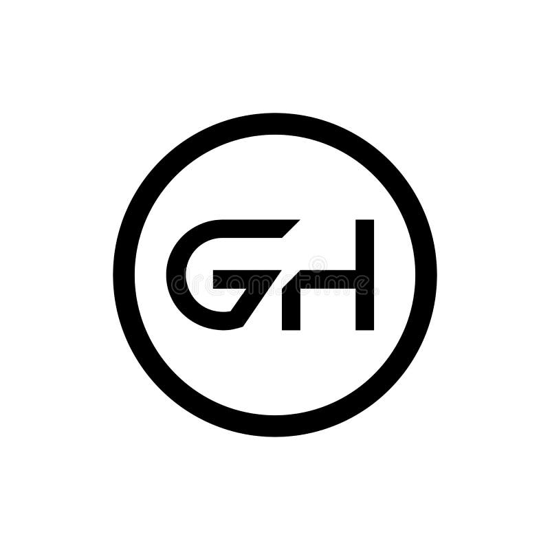 Initial GH Letter Logo with Creative Modern Business Typography Vector ...