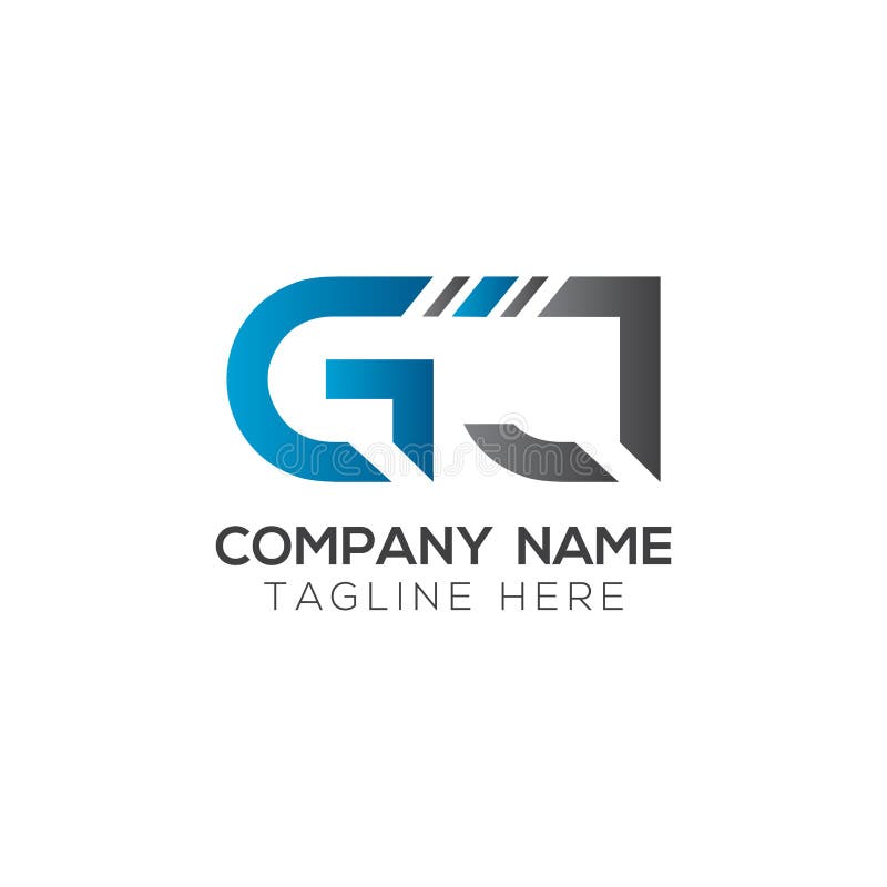 Initial GJ Letter Logo with Creative Modern Business Typography Vector ...