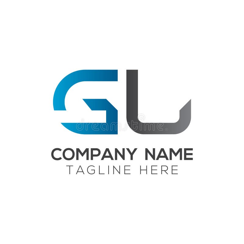 Initial GL Letter Logo with Creative Modern Business Typography Vector ...