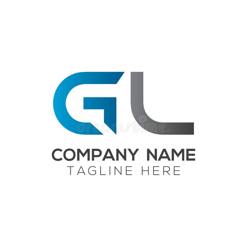 Initial GL Letter Logo with Creative Modern Business Typography Vector ...