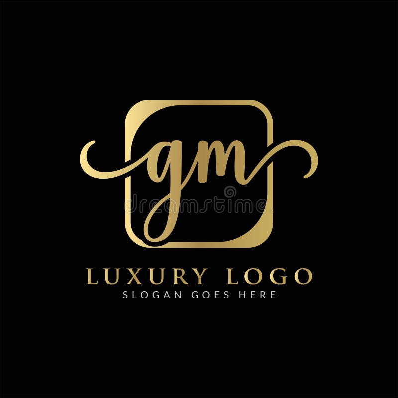 Initial GM Letter Logo Creative Modern Typography Vector Template ...