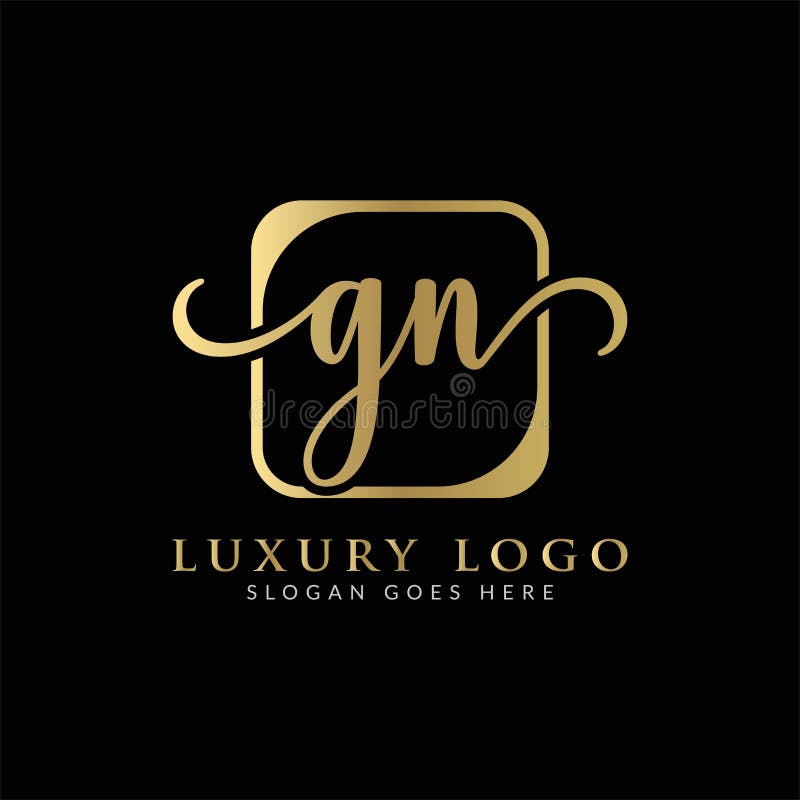 Initial GN Letter Logo Creative Modern Typography Vector Template ...