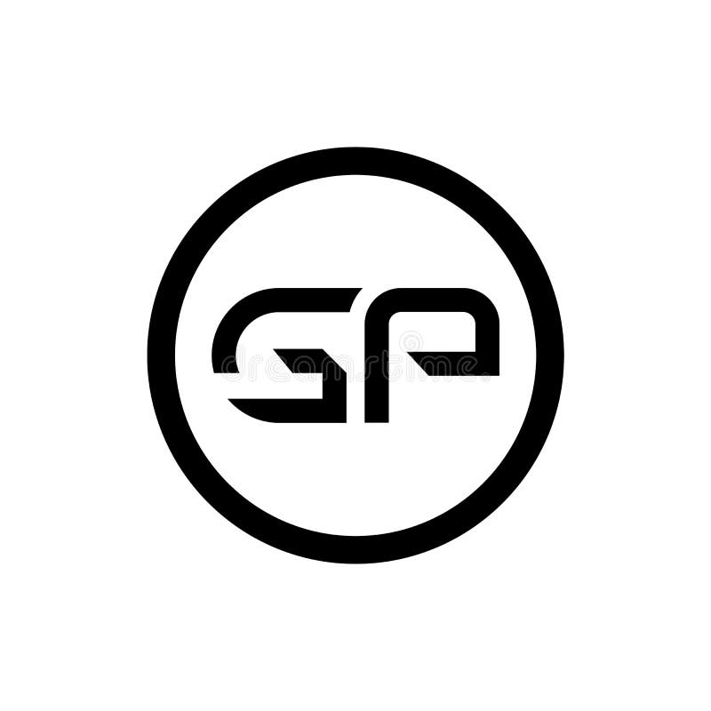 Initial GP Letter Logo with Creative Modern Business Typography Vector ...