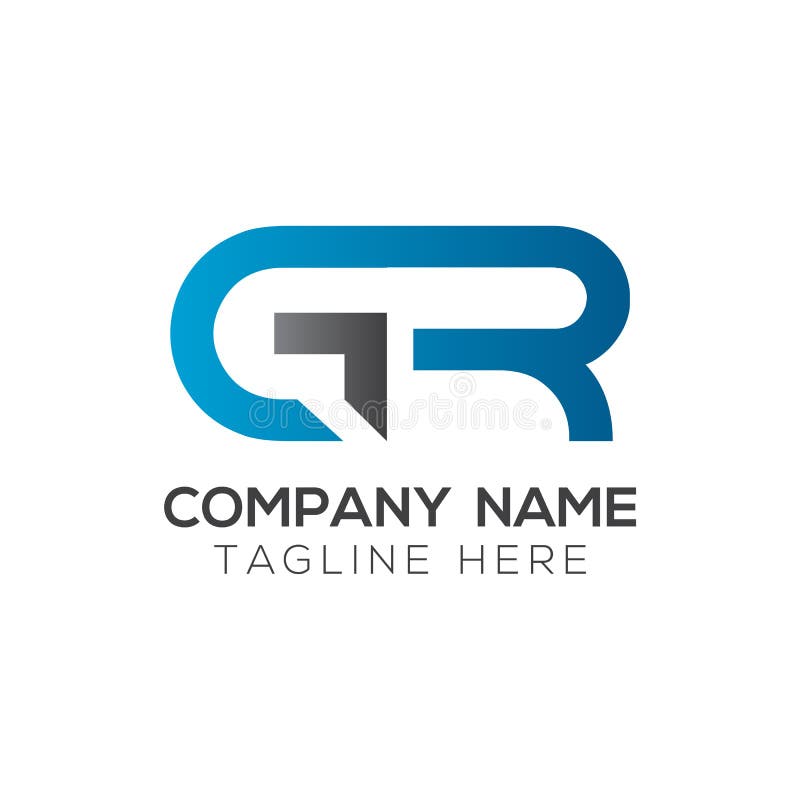 Initial GR Letter Logo with Creative Modern Business Typography Vector ...