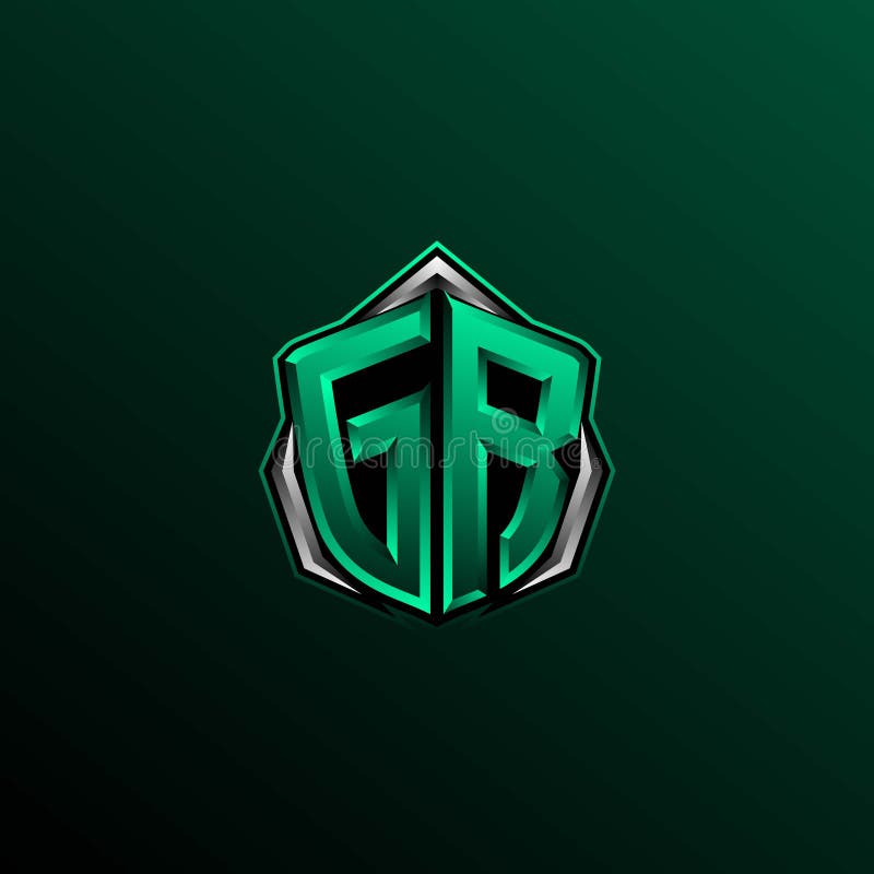 Initial GR Logo Design, Initial GR Logo Design with Circle Style, Logo ...