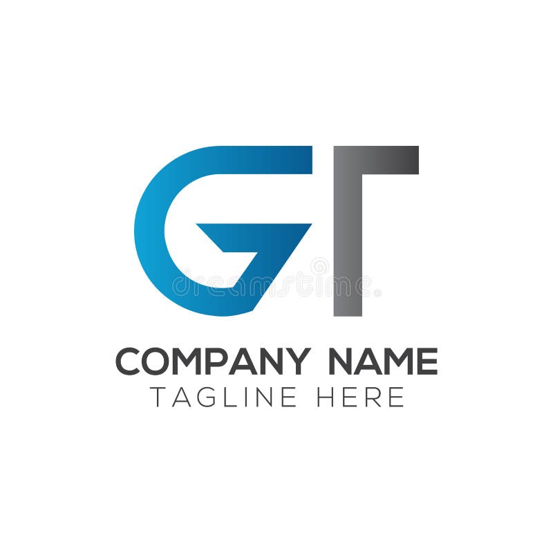 Initial GT Letter Logo with Creative Modern Business Typography Vector ...