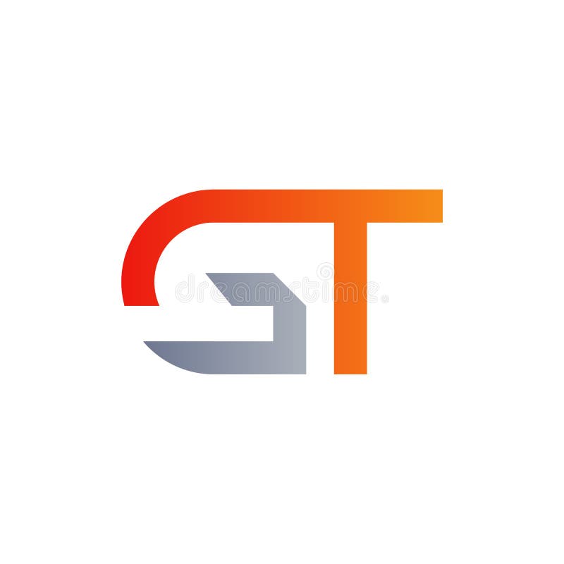 Initial GT Letter Logo with Creative Modern Business Typography Vector ...