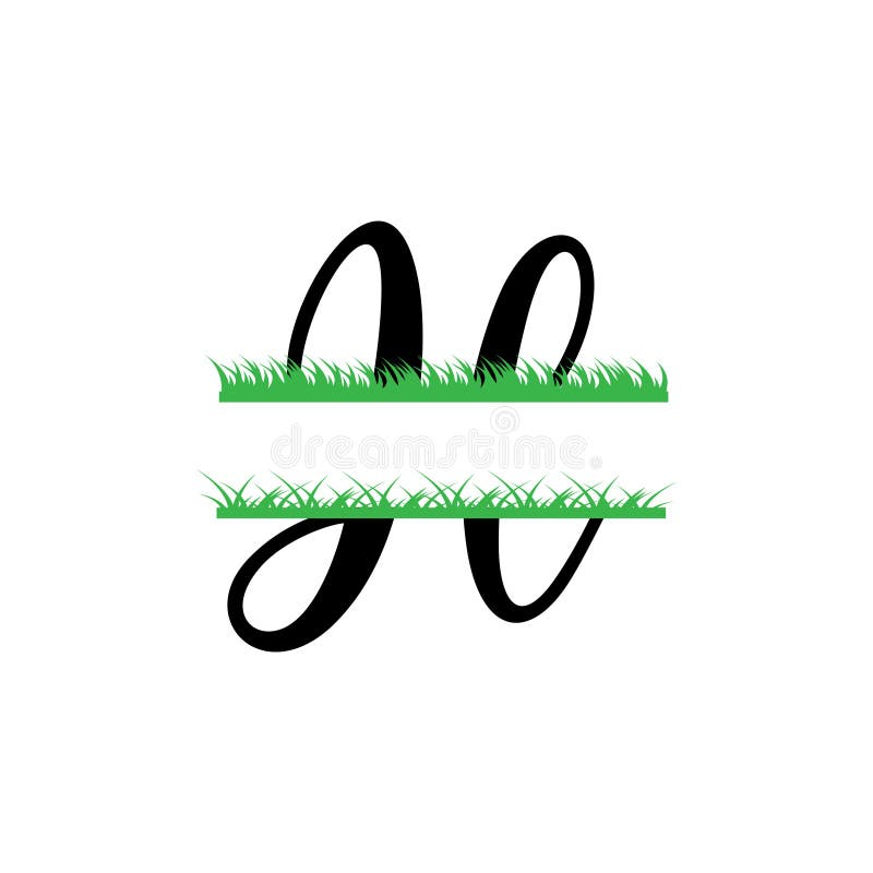 Letter H Initial Grass Logo Stock Illustrations – 57 Letter H Initial ...