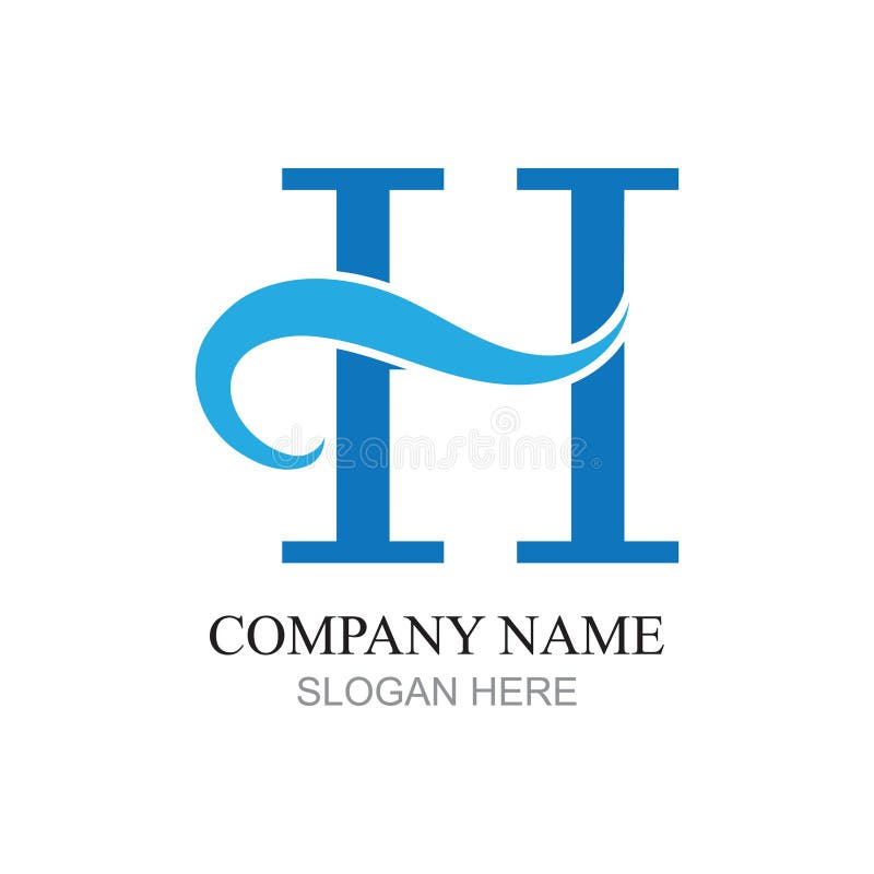 Initial H Letter Logo Design Vector Template. Monogram and Creative ...