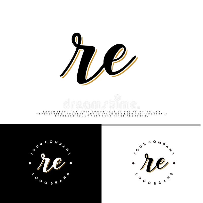 Re Signature Stock Illustrations – 262 Re Signature Stock Illustrations ...