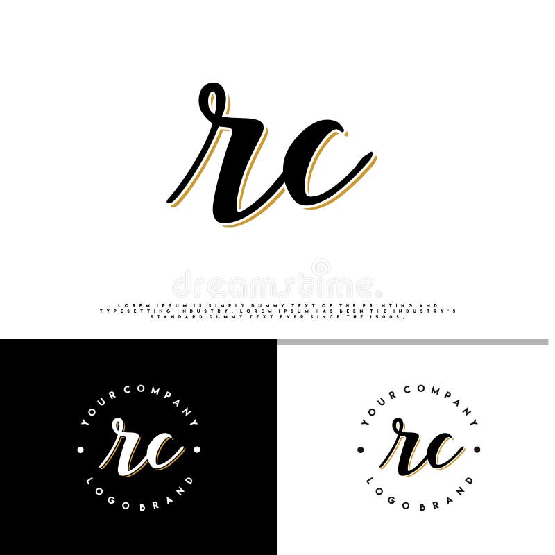 Rc Signature Stock Illustrations – 246 Rc Signature Stock Illustrations ...