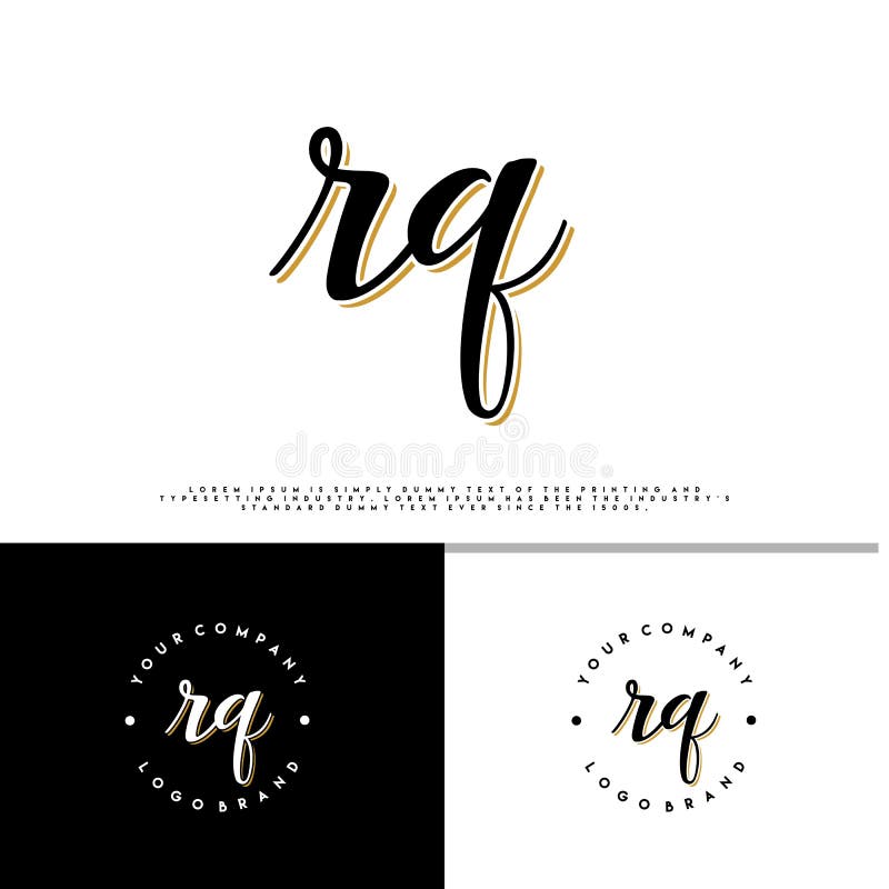 Rq Signature Stock Illustrations – 220 Rq Signature Stock Illustrations ...
