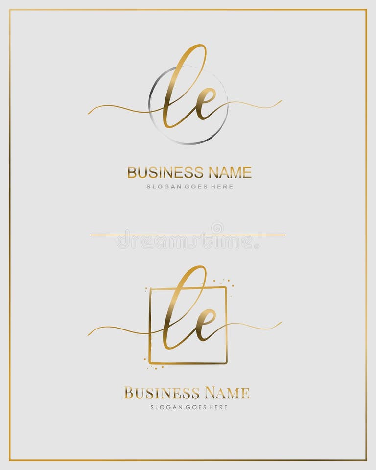 Le Logo Design Stock Illustrations – 1,592 Le Logo Design Stock ...