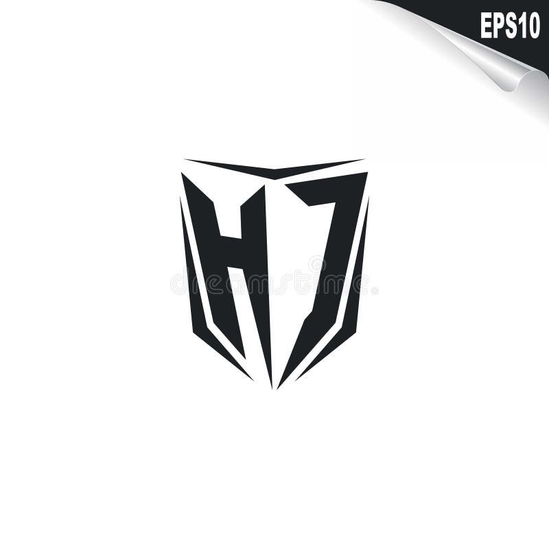 Initial HC Logo Design with Shield Style, Logo Business Branding Stock ...