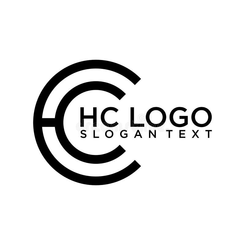 Initial Letter HC Logo Concept Design. Symbol Graphic Template Element ...