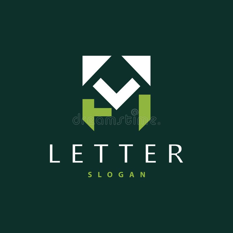 Initial HM Letter Logo, Modern and Luxury Vector Minimalist MH Logo ...