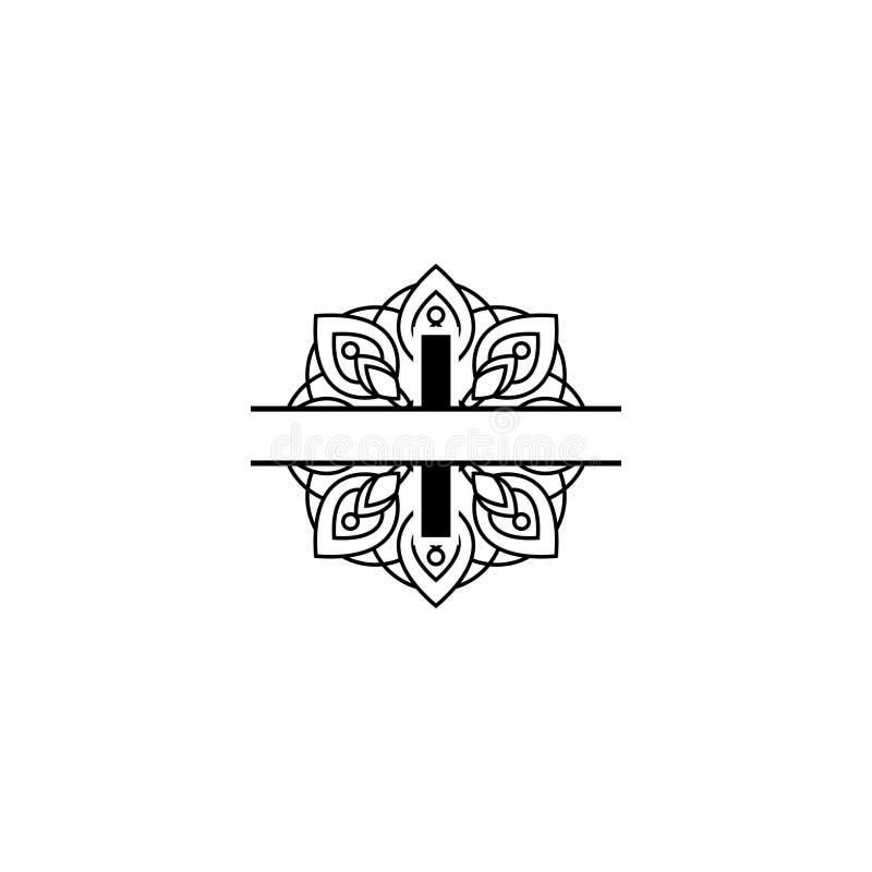 I Mandala Letter Stock Illustrations – 50 I Mandala Letter Stock ...