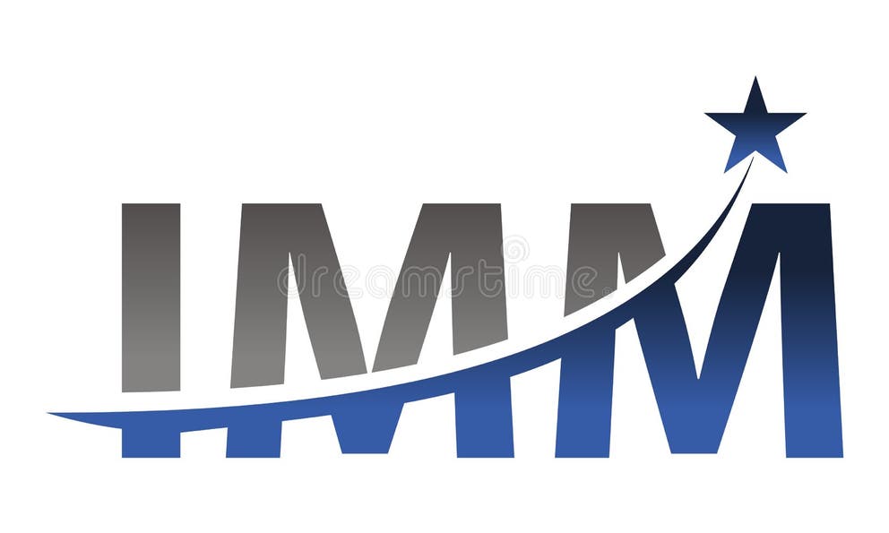 Initial IMM Solutions stock vector. Illustration of logo - 85421583