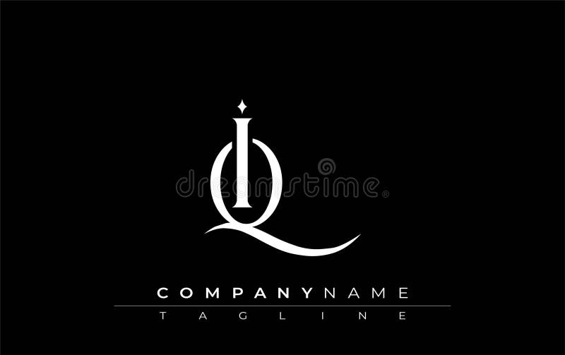 Initial IQ Logo Design Vector Stock Vector - Illustration of icon ...