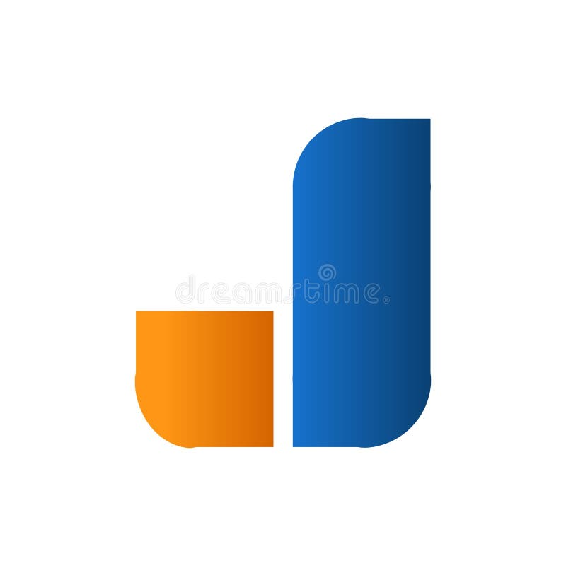 Initial J Creative Shape Symbol Design Stock Vector - Illustration of ...