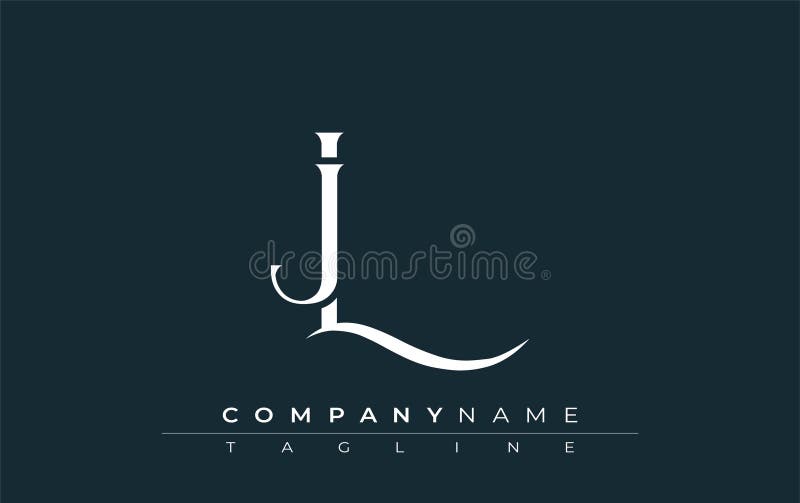 Initial JL Logo Design Vector Stock Vector - Illustration of icon, font ...
