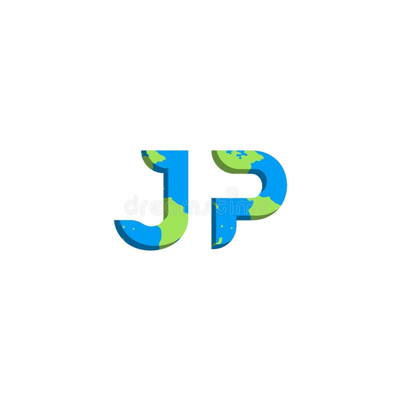 Initial JP Logo Design with World Map Style, Logo Business Branding ... Initial JP Logo Design with World Map Style, Logo Business Branding ...
