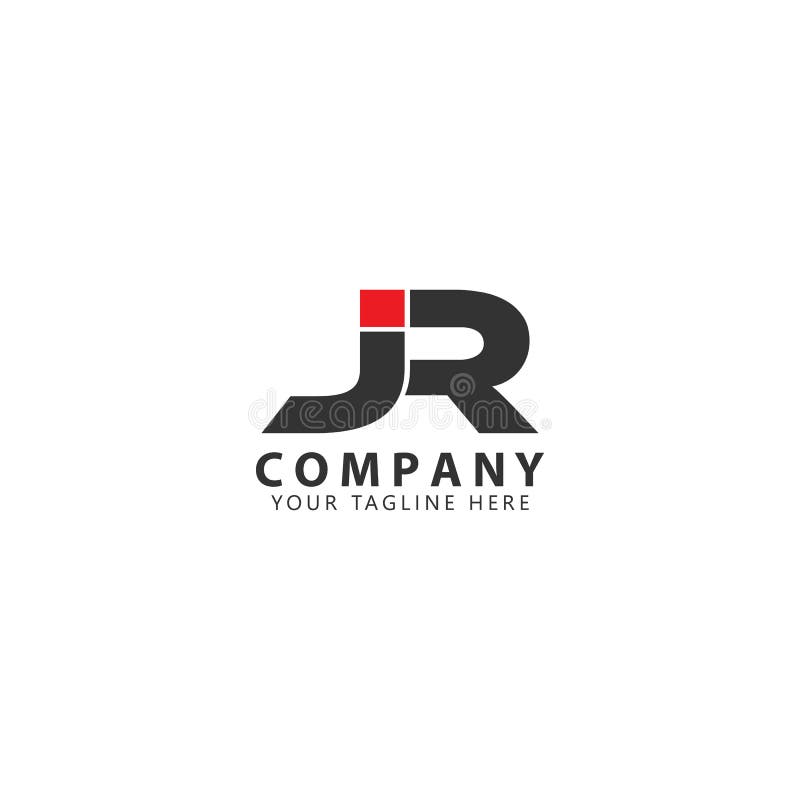 Initial Jr Logo Design Inspiration Stock Vector - Illustration of ...
