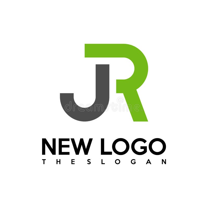 Initial JR logo vector stock vector. Illustration of initial - 125456991