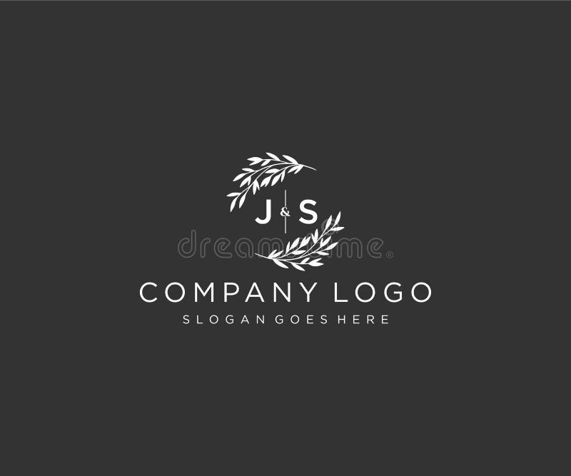 Js Floral Stock Illustrations – 219 Js Floral Stock Illustrations ...