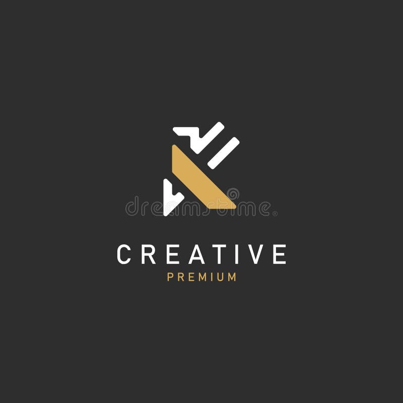 Initial K Letter Logo Modern Minimalist Design Alphabet Template Stock ...