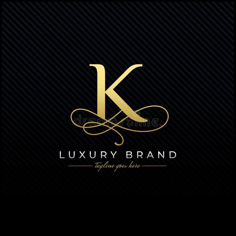 K Letter Logo Luxury Royal Monogram Design Stock Illustrations – 1,660 ...