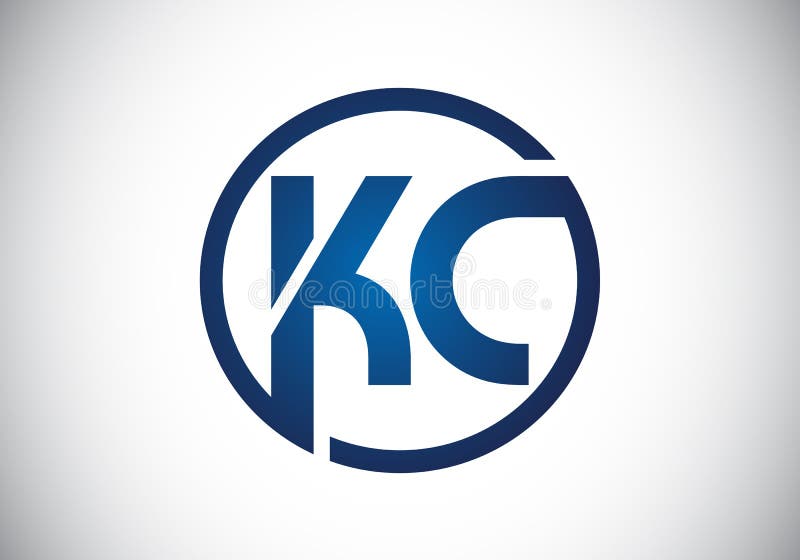 Initial KC Letter Logo with Creative Modern Business Typography Vector ...