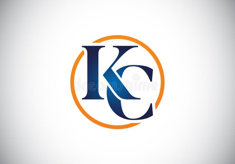 Initial KC Letter Logo with Creative Modern Business Typography Vector ...