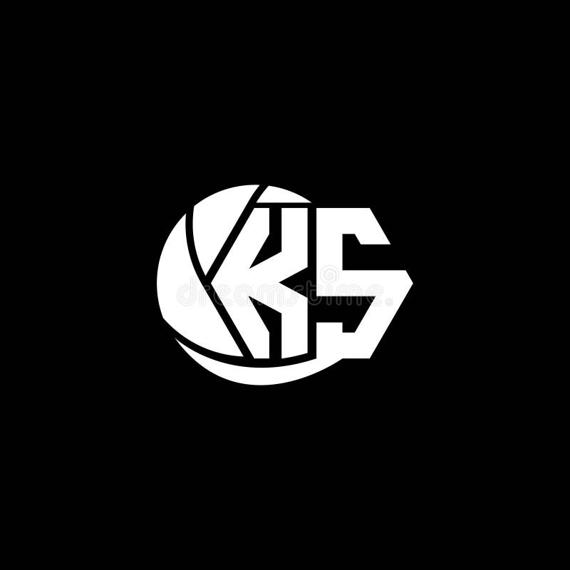 Initial KS Logo Design Geometric and Circle Style, Logo Business ...