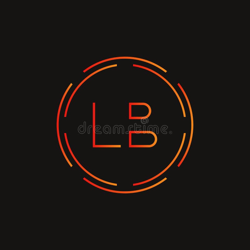 Initial LB Letter Logo Design Vector Template. Abstract Letter LB Logo ...