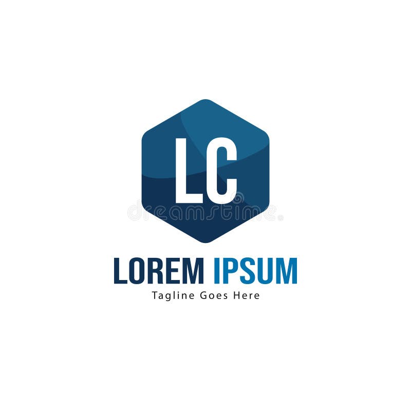 Initial LC Logo Template with Modern Frame. Minimalist LC Letter Logo ...