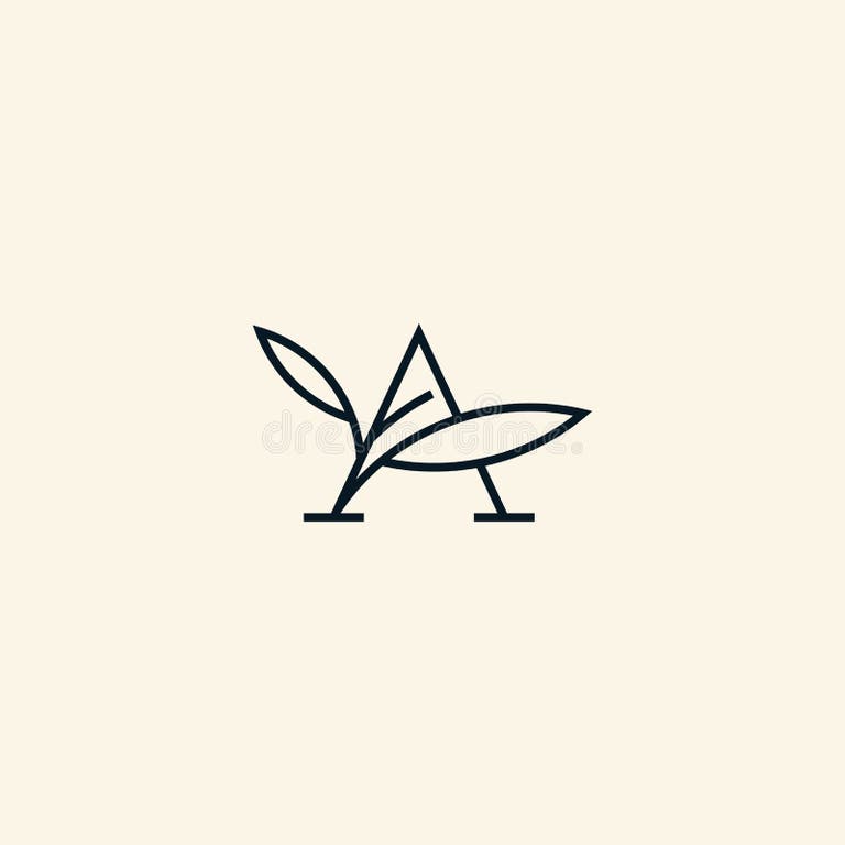 Initial Letter a Green Leaf Sprout Grow Logo Design Vector Inspiration ...
