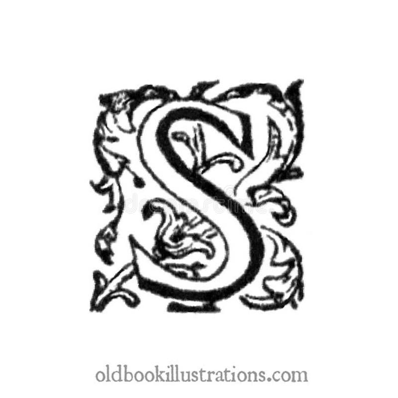 Initial Letterâ€”S stock image. Image of - 92134137