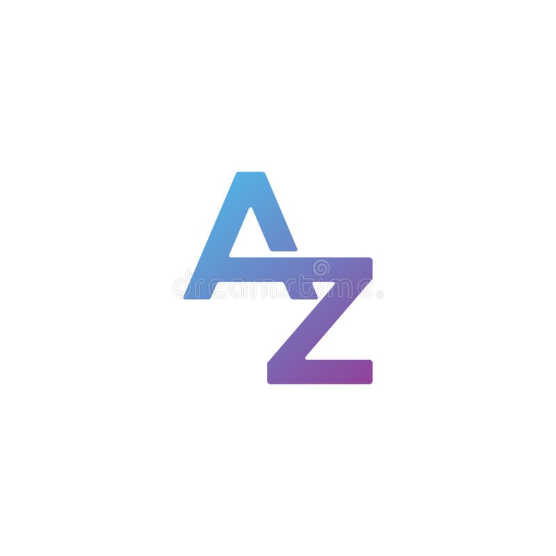 Az Logo Letter Design Vector Stock Illustrations – 1,290 Az Logo Letter ...
