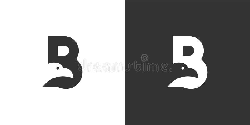 Letter B Bird Logo Stock Illustrations – 491 Letter B Bird Logo Stock ...
