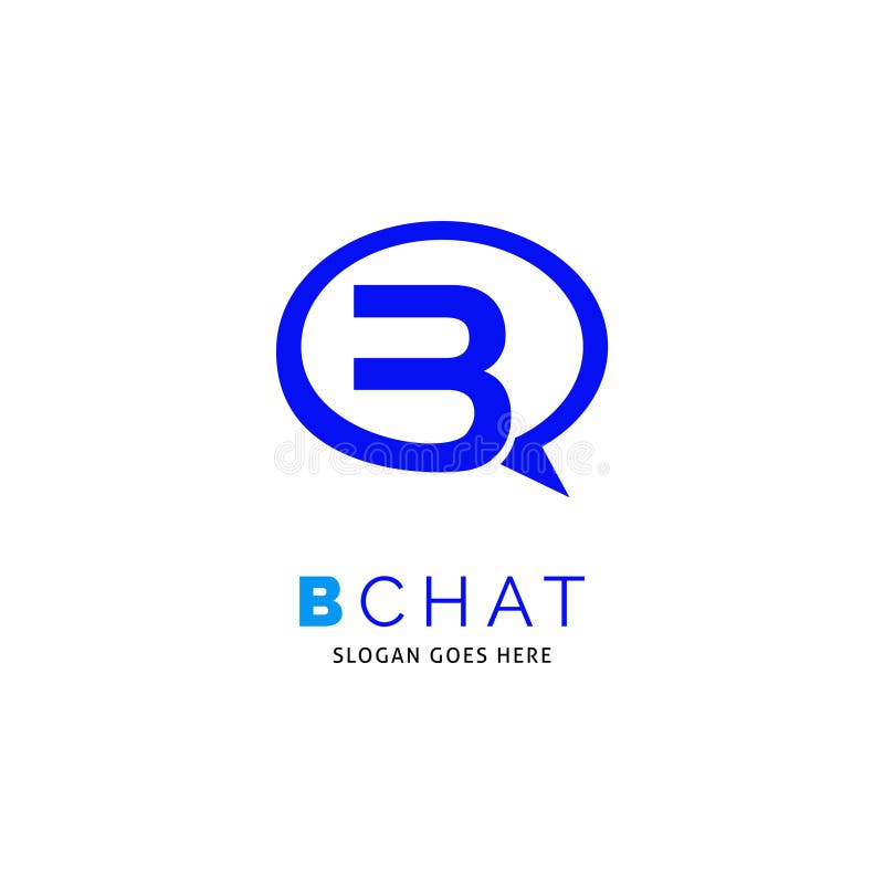 Initial Letter B Bubble Chat or Talk Icon Vector Logo Template Illustration Design Stock Vector ...