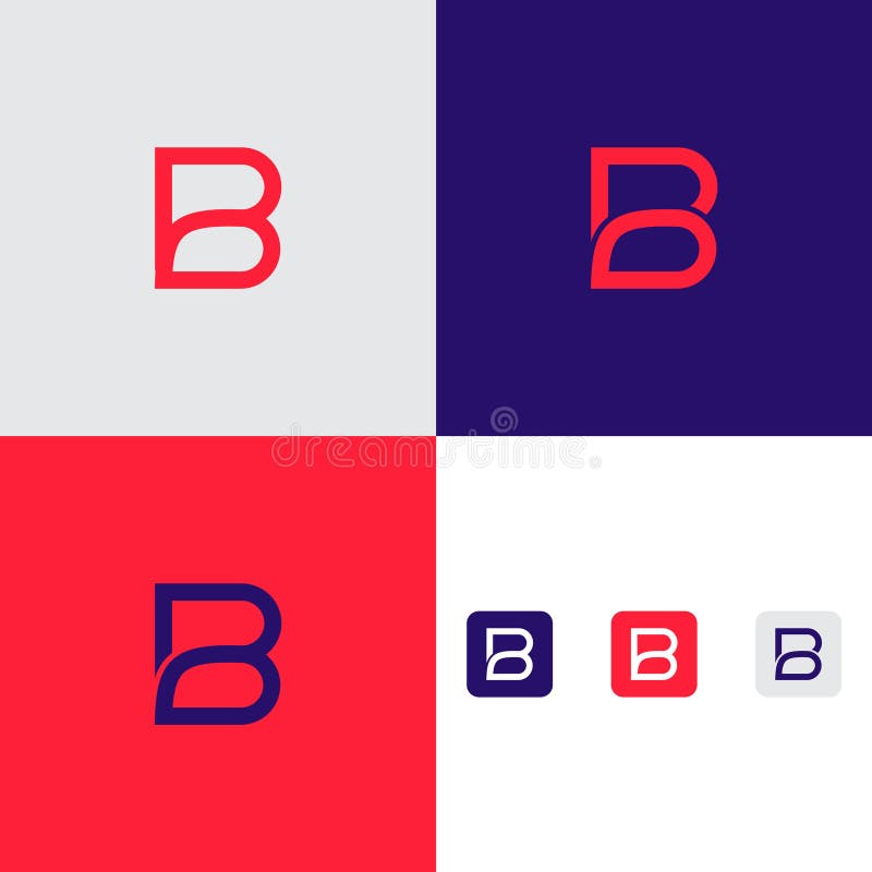 Initial Letter B Logo Design. B Logo Design. Creative and Modern B Logo ...