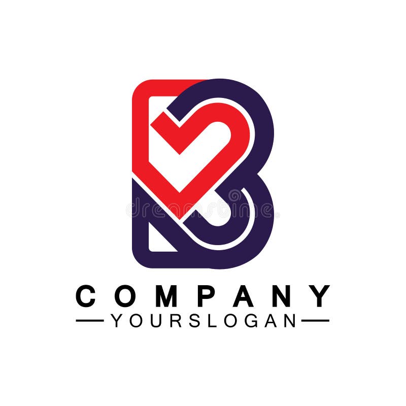 B Heart Logo Stock Illustrations – 486 B Heart Logo Stock Illustrations ...