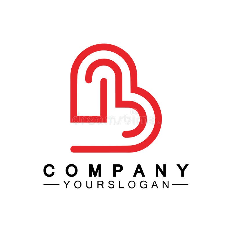 B Heart Logo Stock Illustrations – 504 B Heart Logo Stock Illustrations ...