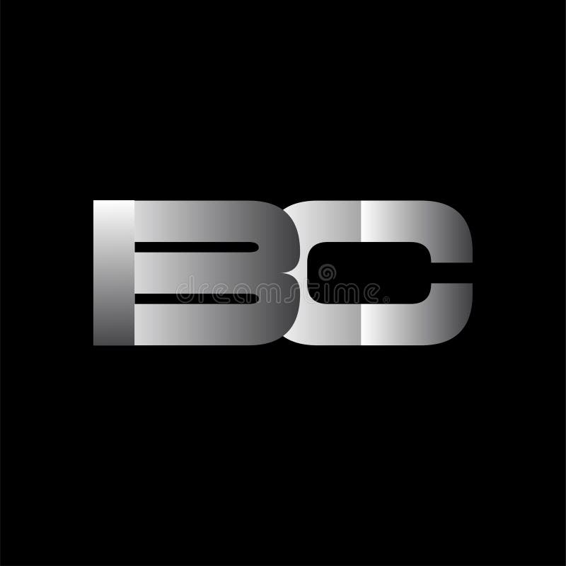 Initial Letter BC Uppercase Modern and Simple Logo Linked White Colored ...